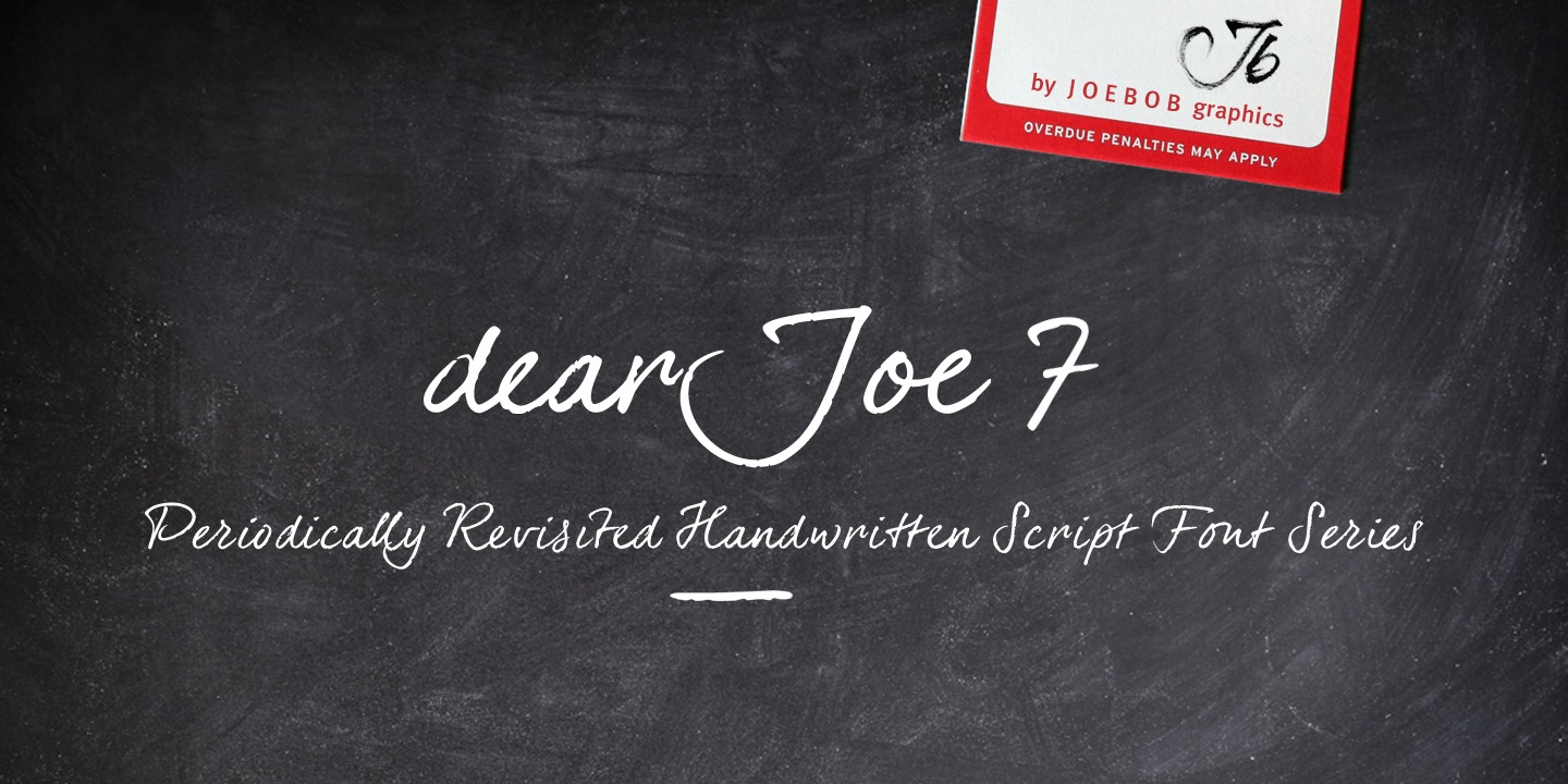 dearJoe 7: Schriftart herunterladen und kostenlos für Website und ...