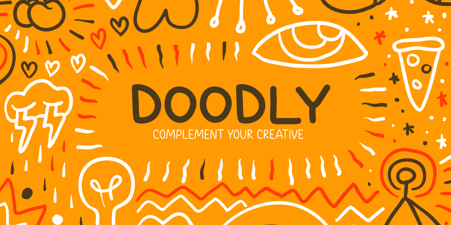 Doodly: Schriftart herunterladen und kostenlos für Website und ...