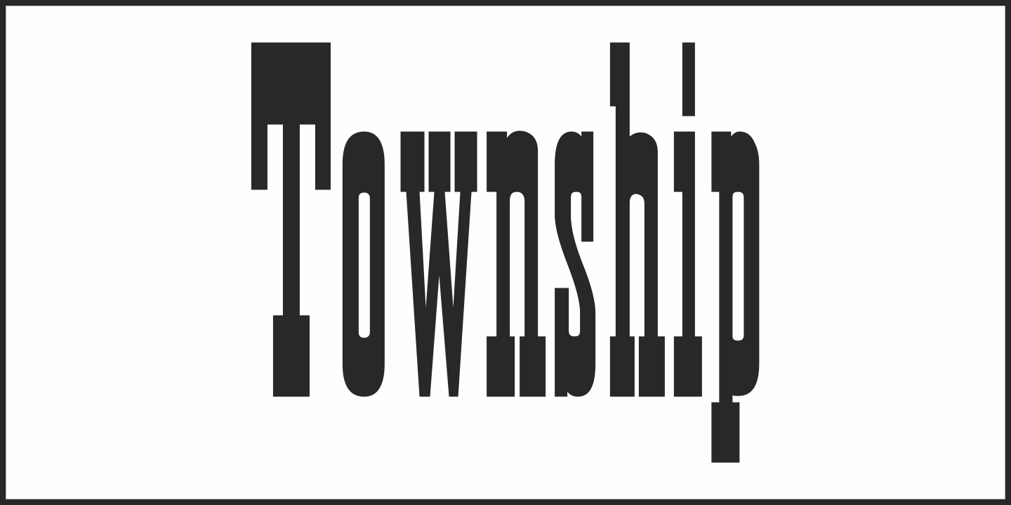 Township JNL: Schriftart herunterladen und kostenlos für Website und ...